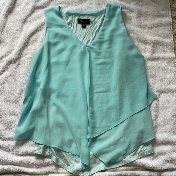 AB Studio | Tops | Chiffon Tank Top | Poshmark